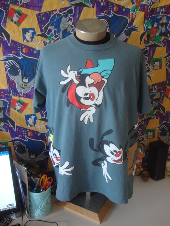 Vintage 90's Animaniacs Cartoon 1995 T Shirt XL - Gem