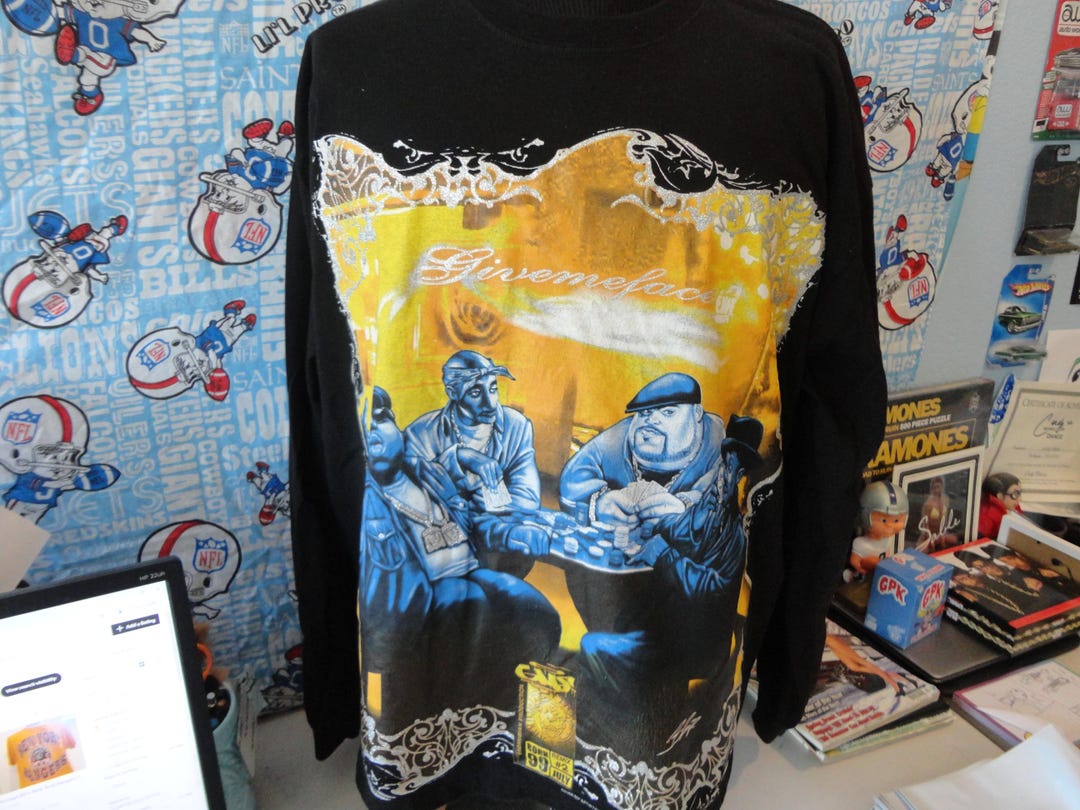 Vintage Y2K Give Me Face Tupac Shakur Notorious BIG Pun Jam Master Jay ...