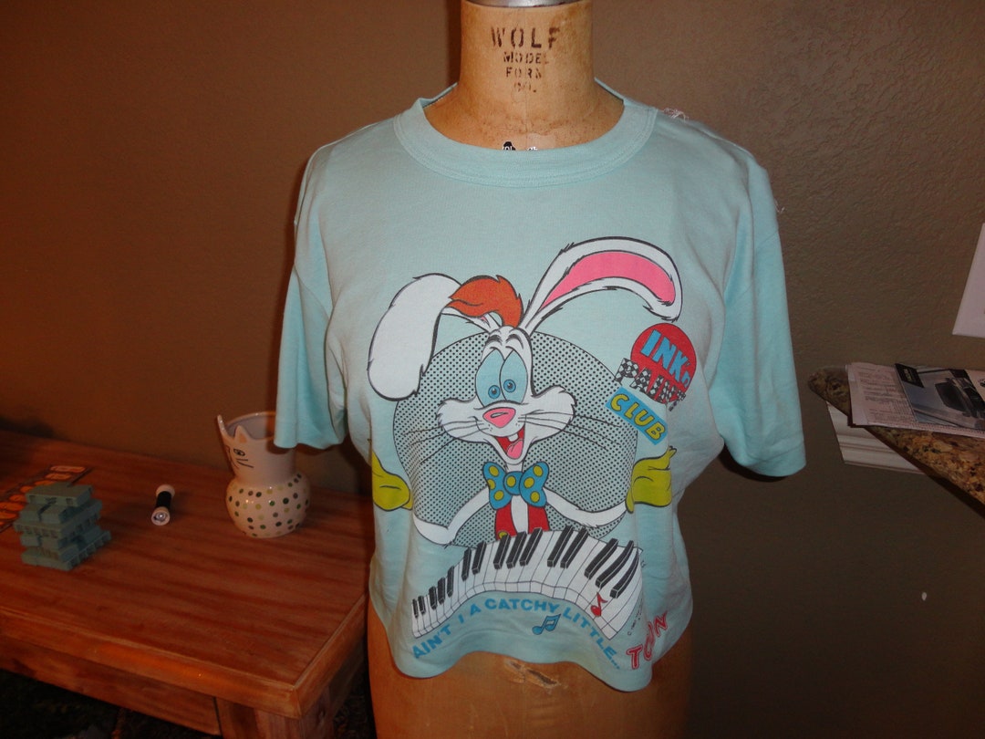 Vintage 80's Who Framed Roger Rabbit 1987 Walt Disney Movie Promo Soft ...