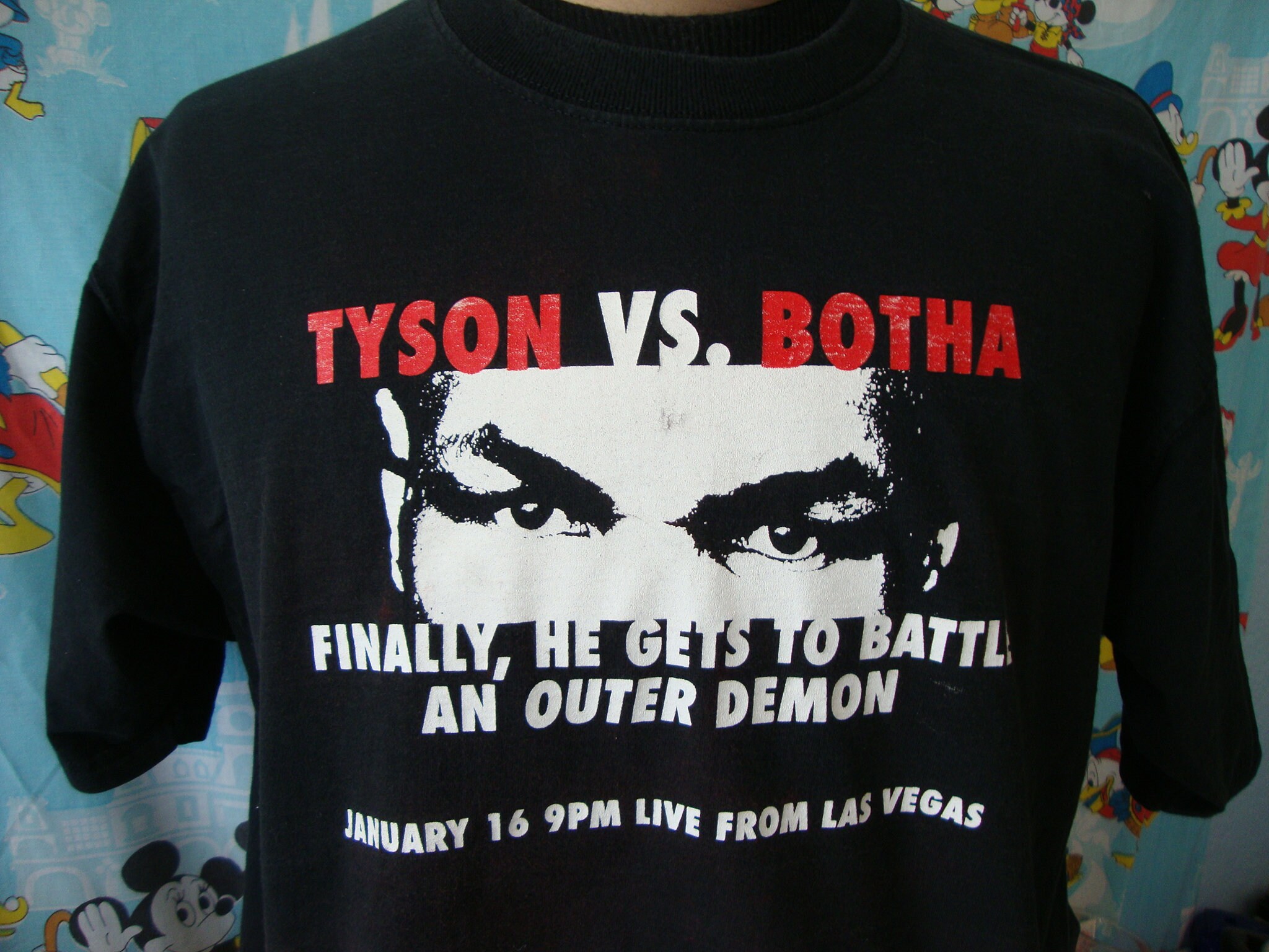 Vintage Mike Tyson VS Francois Botha 90's Boxing the Wiz | Etsy