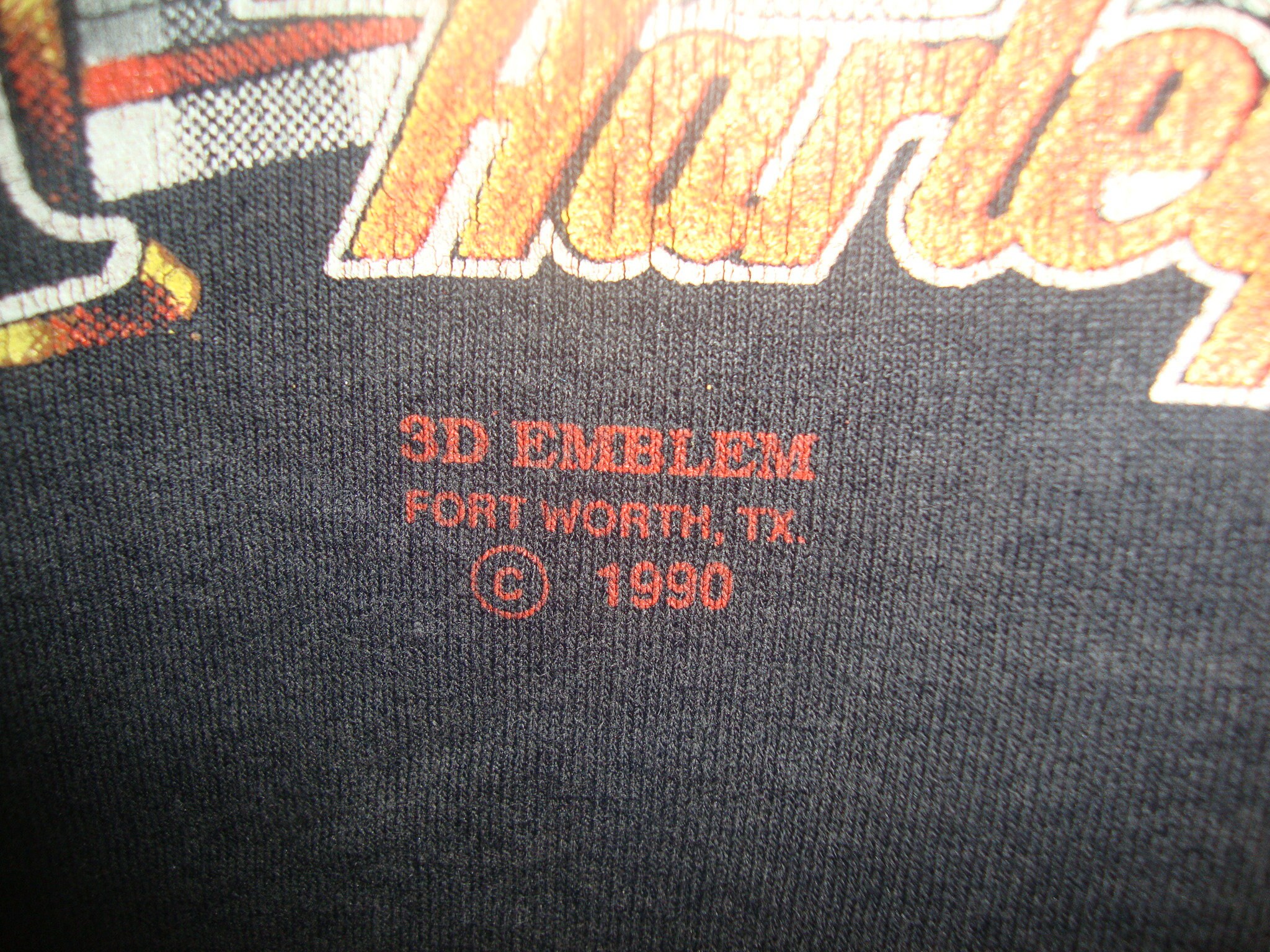 Vintage Harley Davidson 90s 3D Emblem Leader of the Pack Wolf ...
