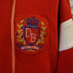 Vintage DB Sport by David Benjamin Red Pullover Running Jogging ...