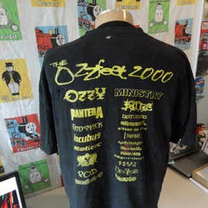 Vintage OZZFEST 2000 Ozzy Osbourne Pantera Ministry Godsmack - Etsy