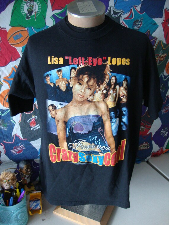 Vintage TLC Lisa Left Eye Lopes RAP Tee 2002 hip hop … - Gem