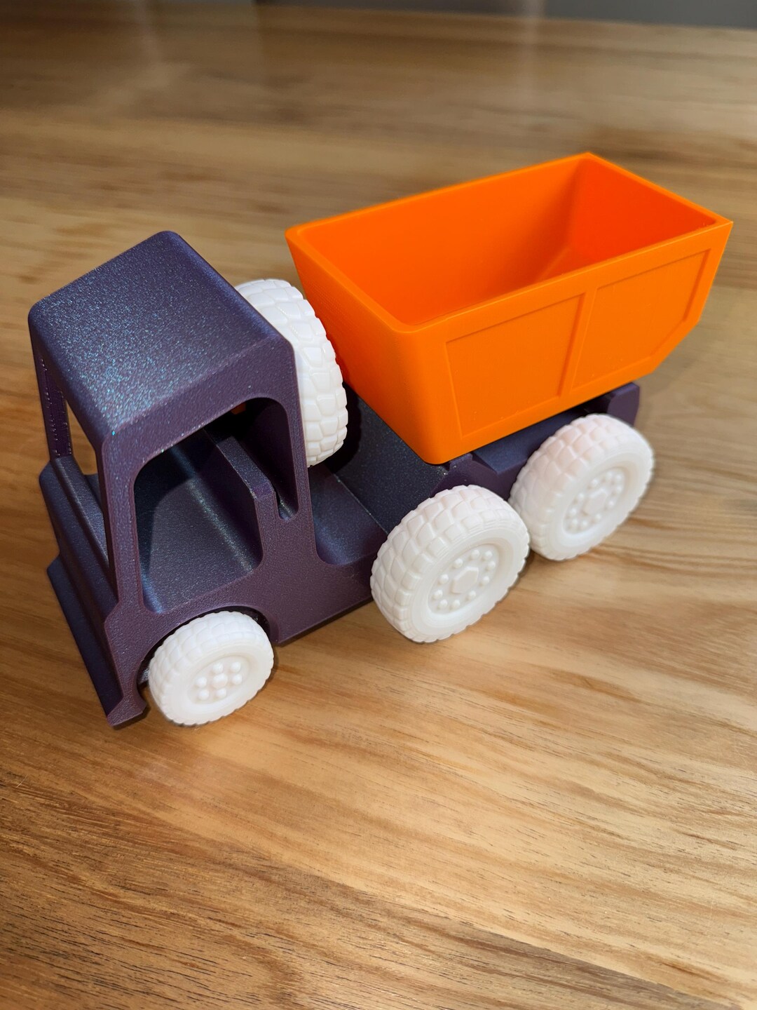 Wooden Toy Dump Truck: Sturdy Tipper Truck for Kids - Etsy