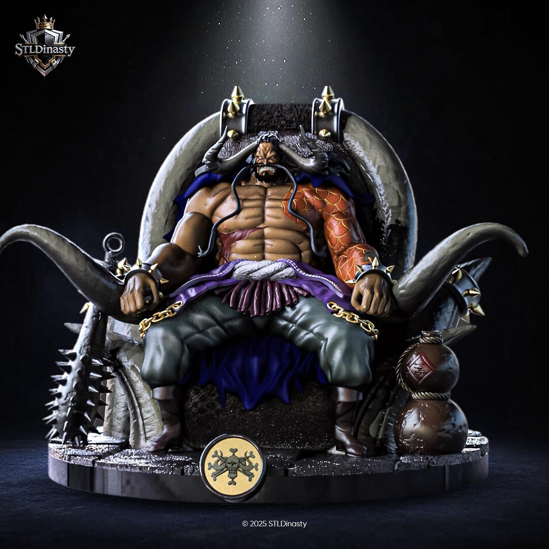Kaido Throne King 3D STL Print File | One Piece Style 3D STL Print ...