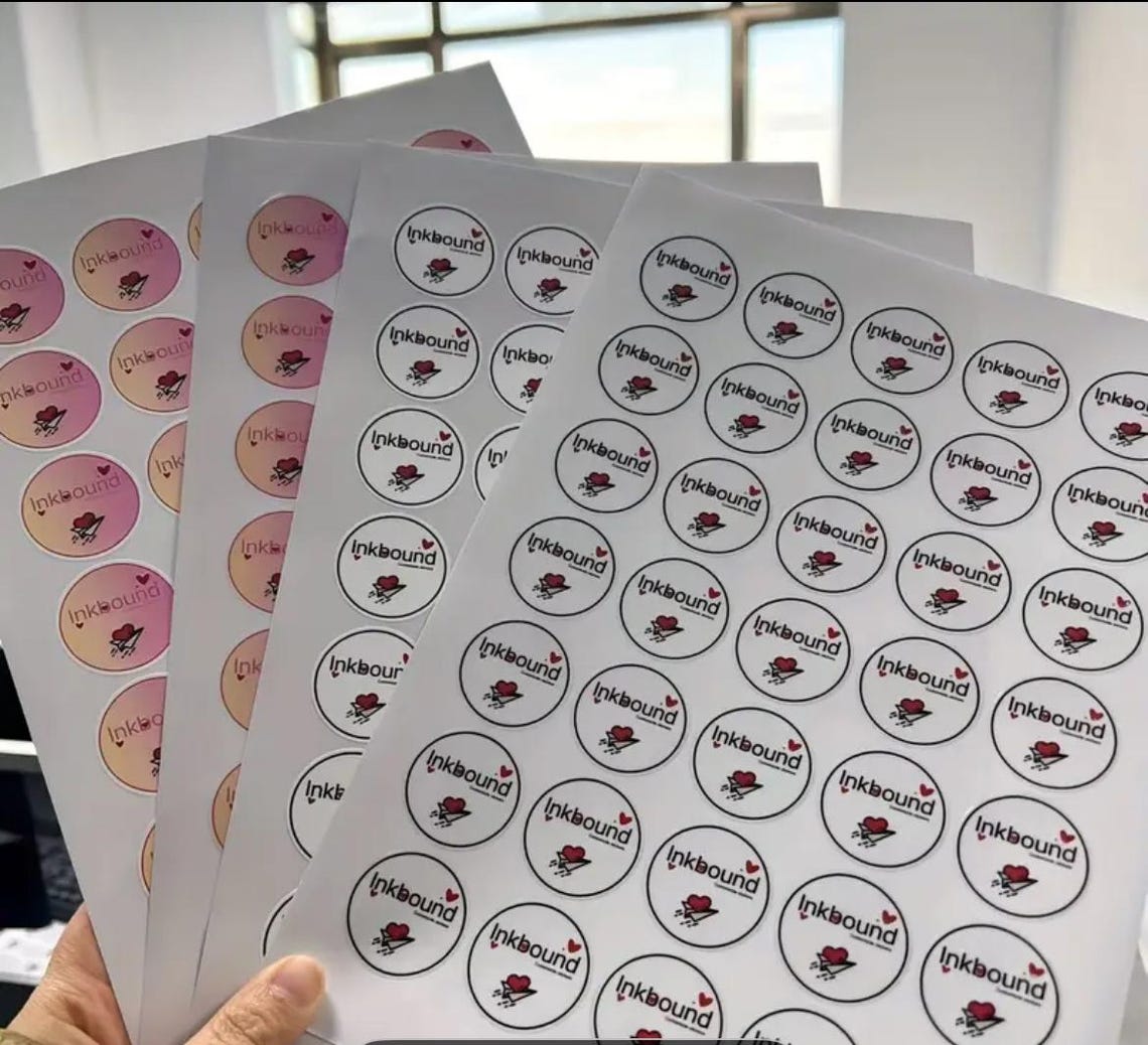 Custom Logo Stickers: Personalized Business Branding Labels - Etsy