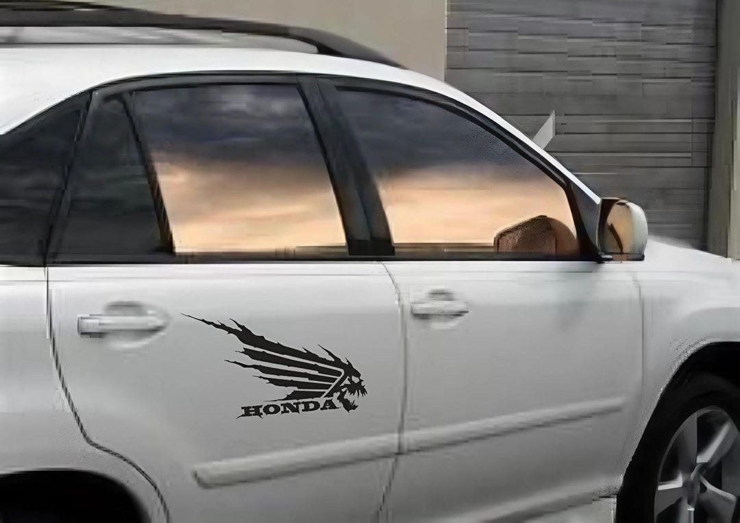 Honda Skeleton Sticker - Etsy