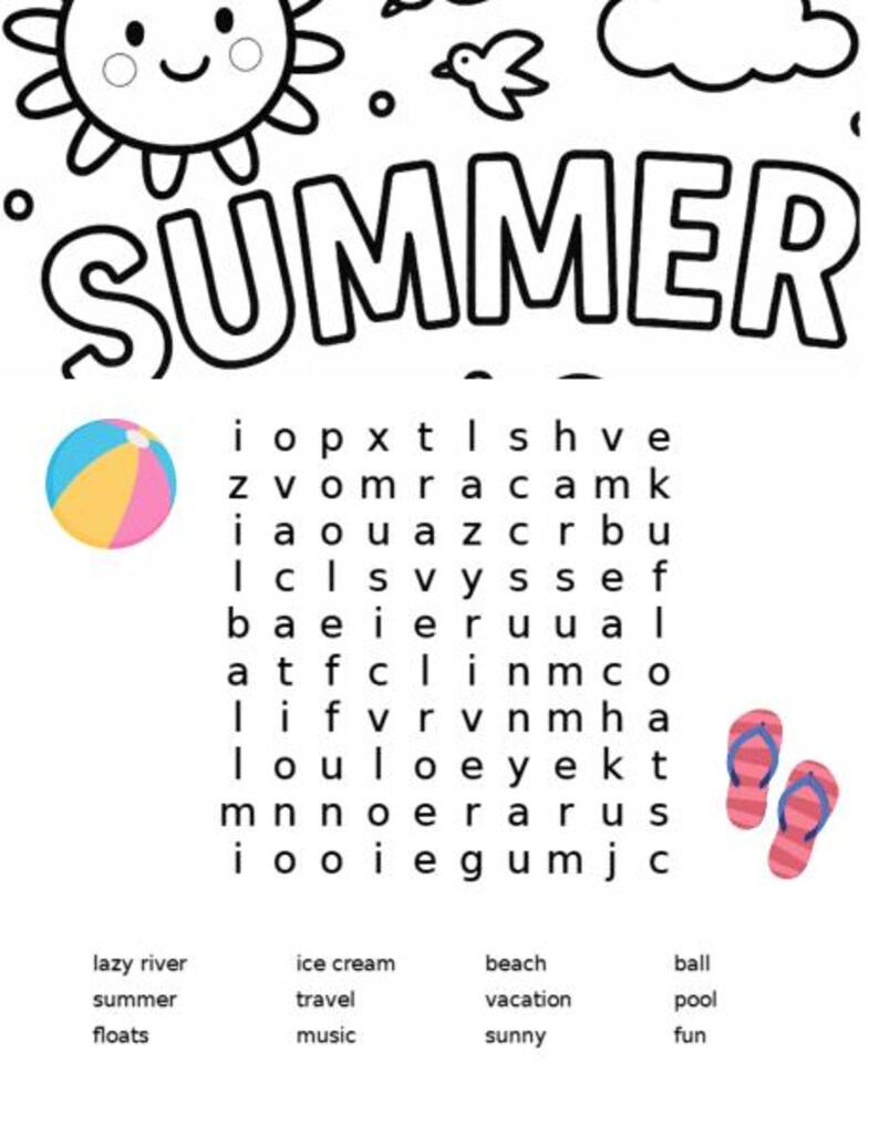 Sopa de letras de las estaciones del año - Etsy México