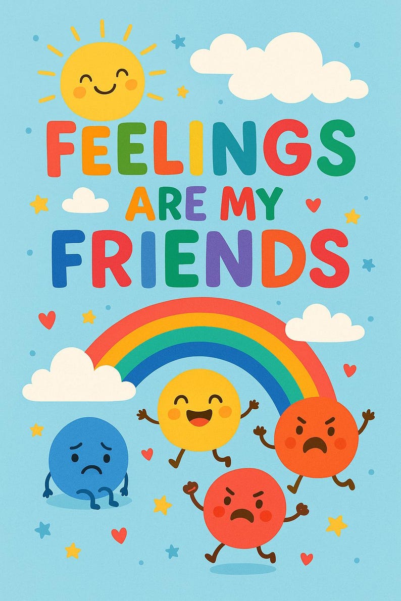 Feelings Are My Friends Kids Journal - Etsy