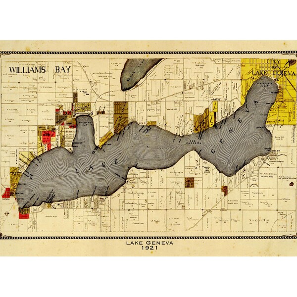 Vintage Lake Geneva Prints - Etsy