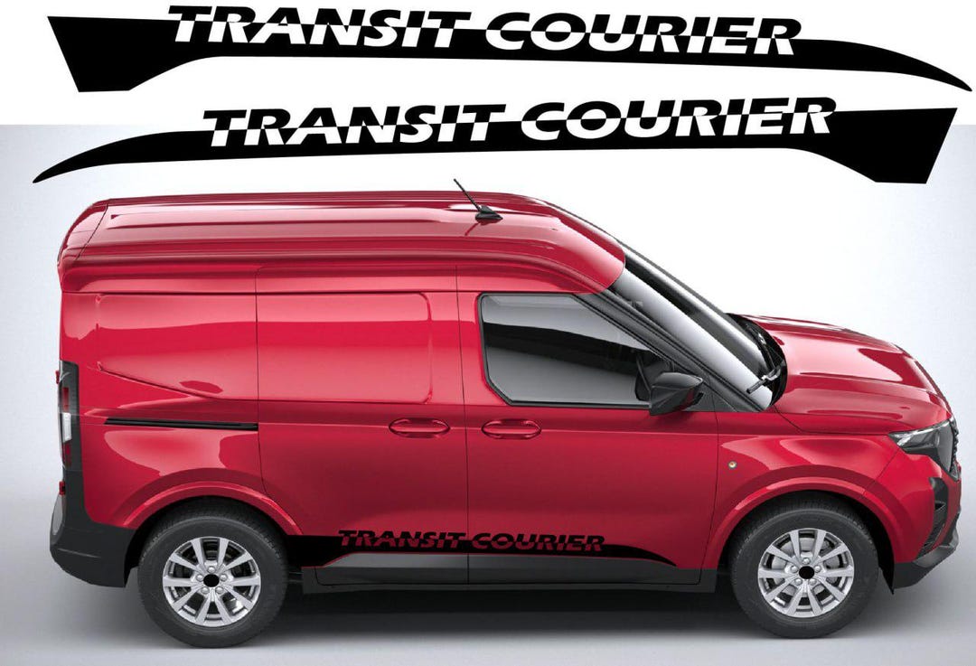Vinyl Graphics Kit for Transit Courier – Name Line Stylish Design ...