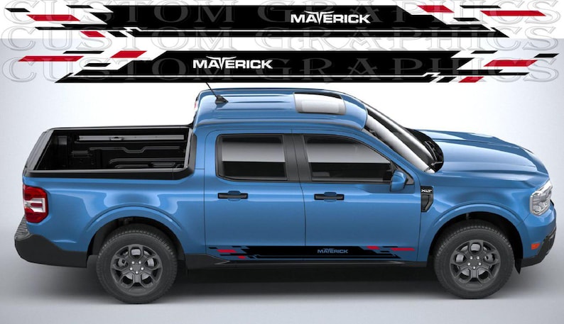 Maverick Side Decals – Rally Style Vinyl Graphics Custom Vinyl Kit - Etsy