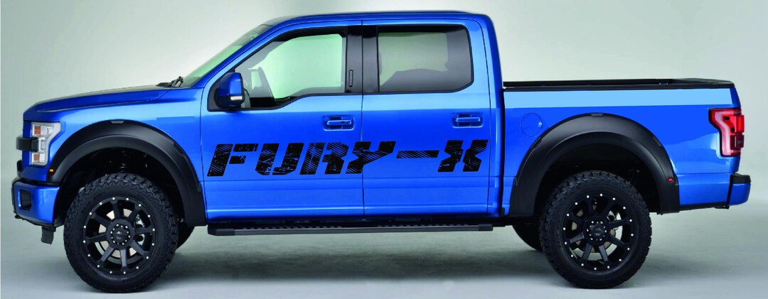 Custom Side Vinyl Decals for Ford F-150 – Aggressive Off-road Look ...