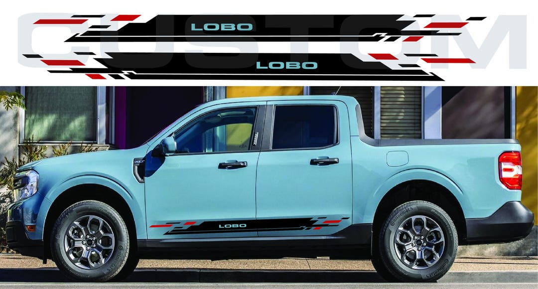 Ford Maverick Side Stripe Vinyl Decals – LOBO Style Racing Graphics - Etsy