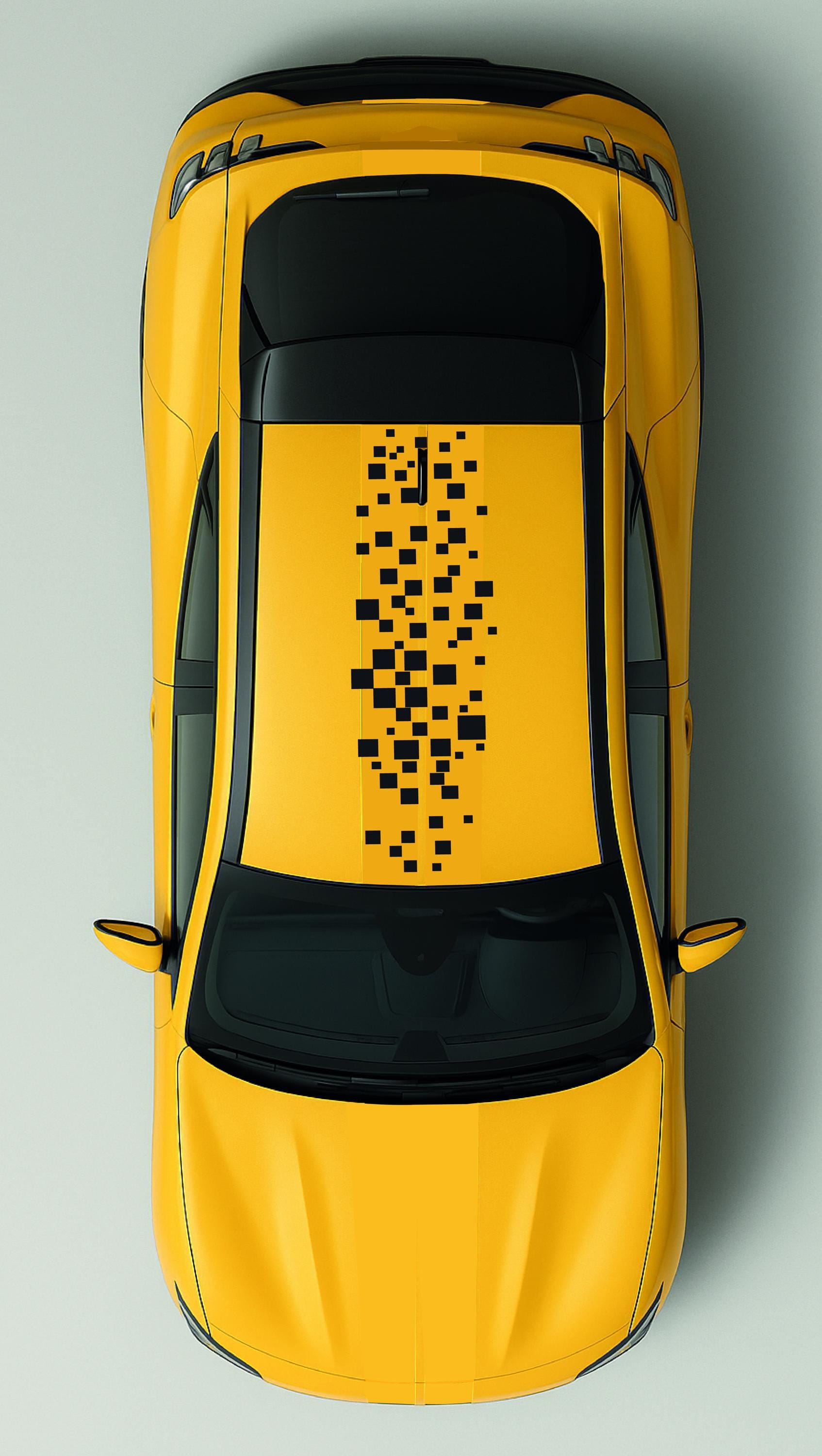 Mustang Mach-e Vinyl Decals: Hood, Roof & Trunk Design, Sporty EV Style ...