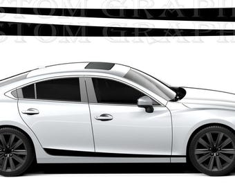 Mazda 6 Sport Line Stickers: Sleek Vinyl Graphics Kit - Etsy