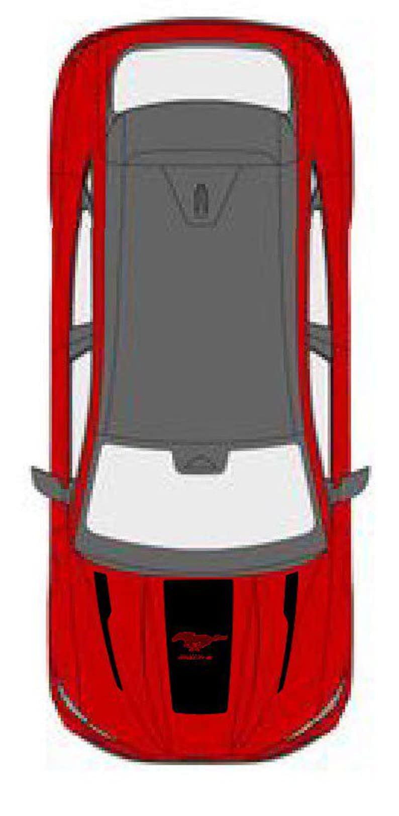 Custom Vinyl Decals for Mustang Mach-e – New 3x Hood Design – Premium ...