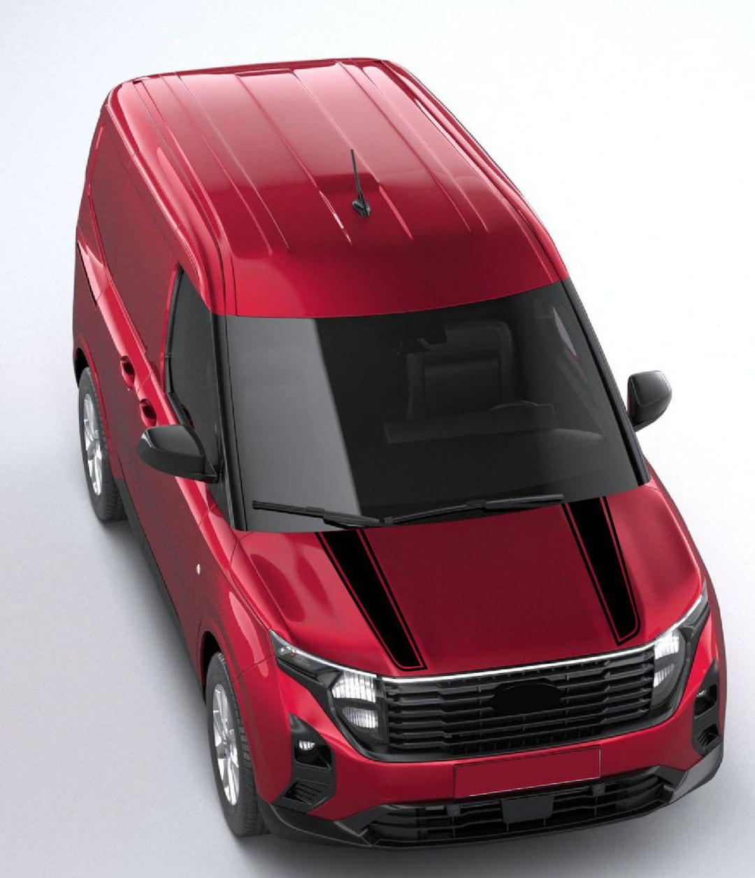 Vinyl Graphics Kit for Transit Courier – Classic Rally Stripe Design ...