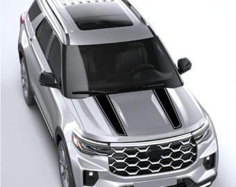 Explorer SUV Hood Decals – Bold Sport Vinyl Stripes - Etsy