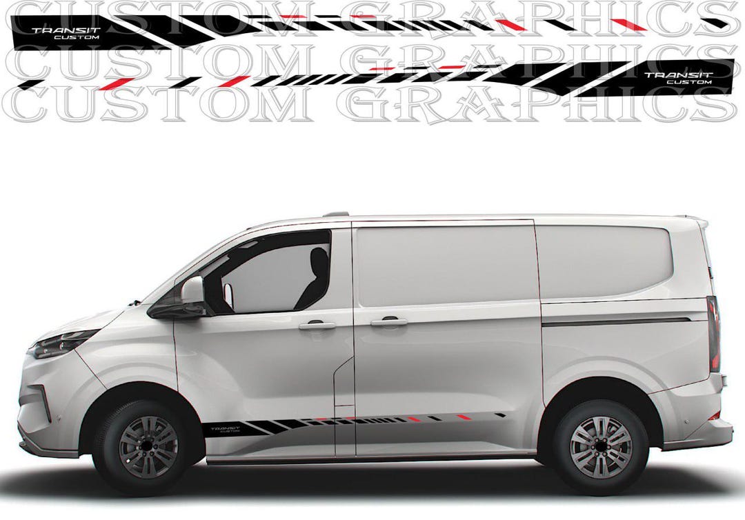 Van Racing Stripes Kit – Transit Custom Sport Decals - Etsy