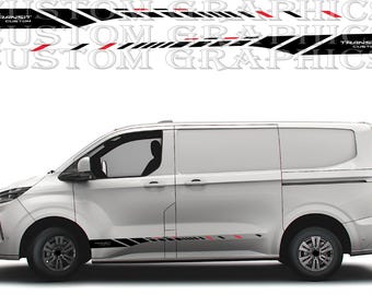 Van Racing Stripes Kit – Transit Custom Sport Decals - Etsy