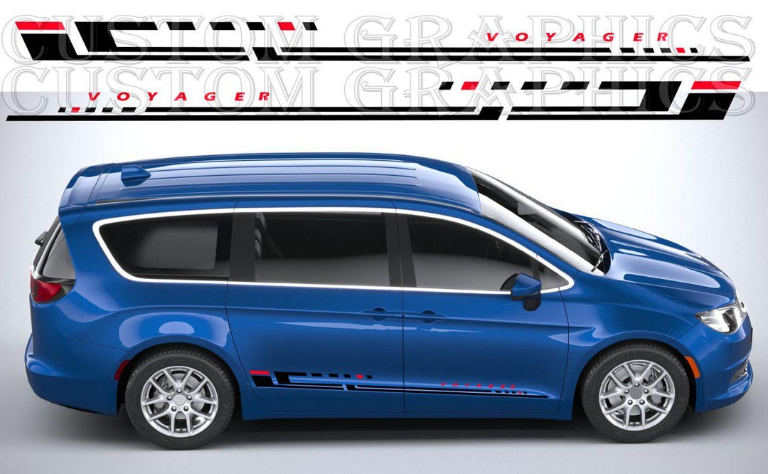 Voyager Van Vinyl Graphics Kit: Sporty Side Decals - Etsy