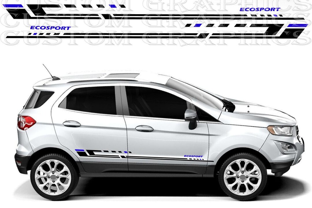 Custom Ecosport Vinyl Stripes – Side Decals for Ford SUV – Bold Sport ...