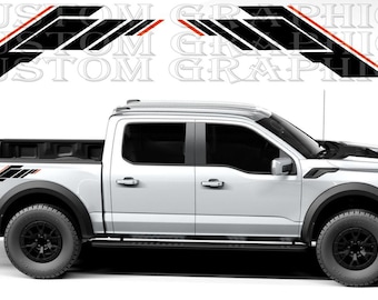 F-150 Unique Line Decal – Racing Style Vinyl Decals – Custom Truck ...