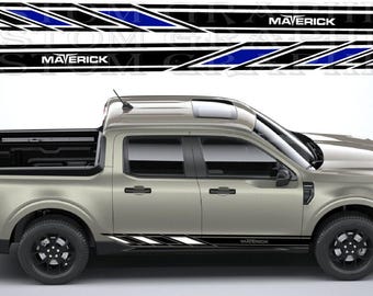 Maverick Rally Edition Stripes – Sporty Side Vinyl Decal Kit - Etsy