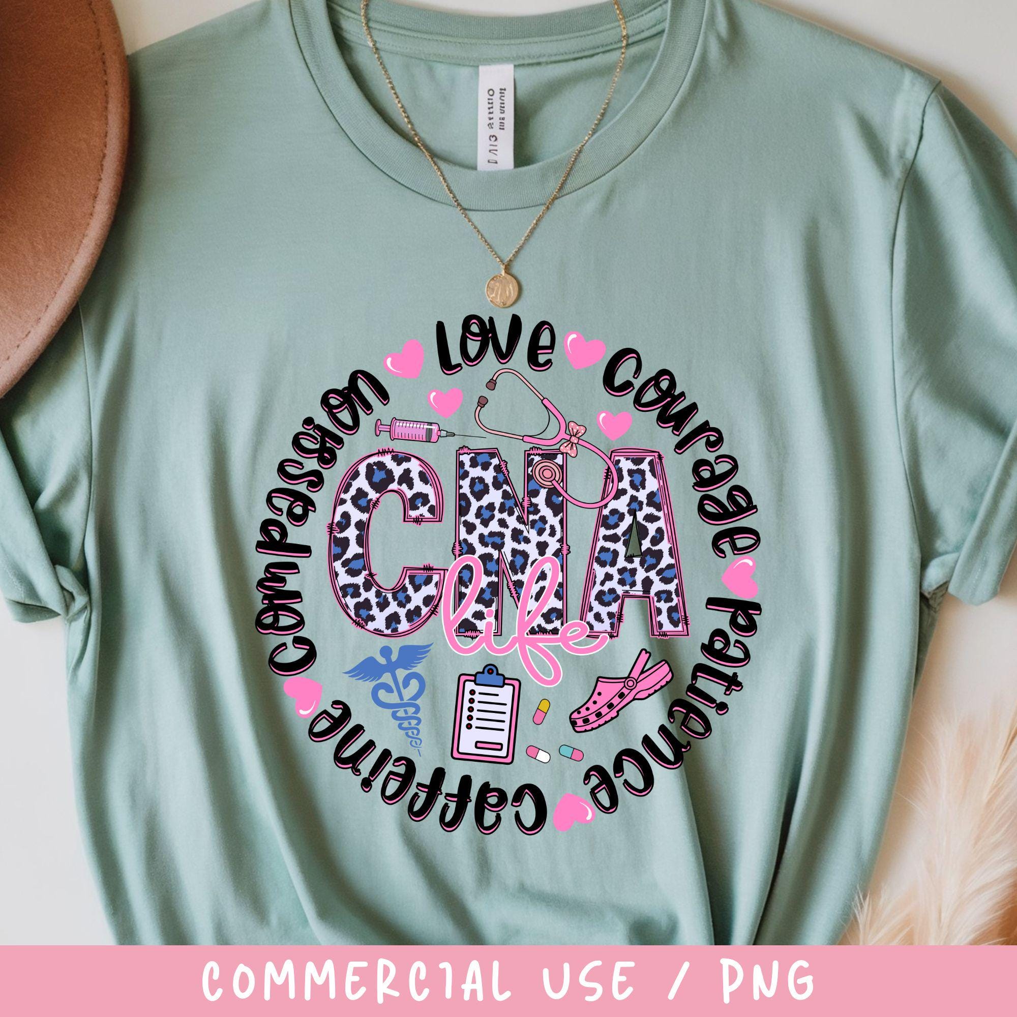 Cna Life PNG, Certified Nurse Assistant Png, Cute CNA, Stethoscope ...