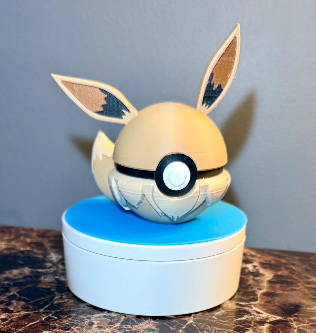 Evee #0135 Themed Pokemon Pokeball - Etsy