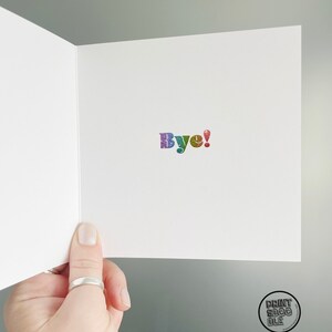 Bye Funny Leaving Card Goodbye Work Bestie Congratulations - Etsy