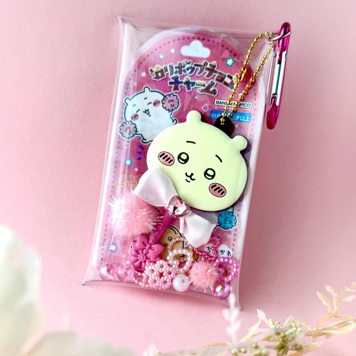 Chiikawa Magical Girl Keychain: Kawaii Lollipop Charm, Holographic ...