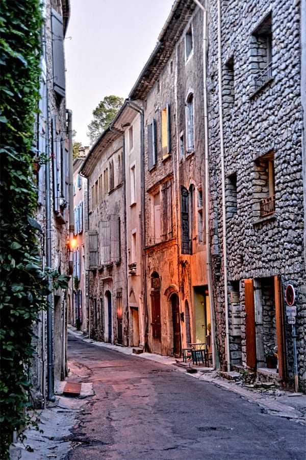 French Street at Dusk, South of France/ French Village/ Medieval ...