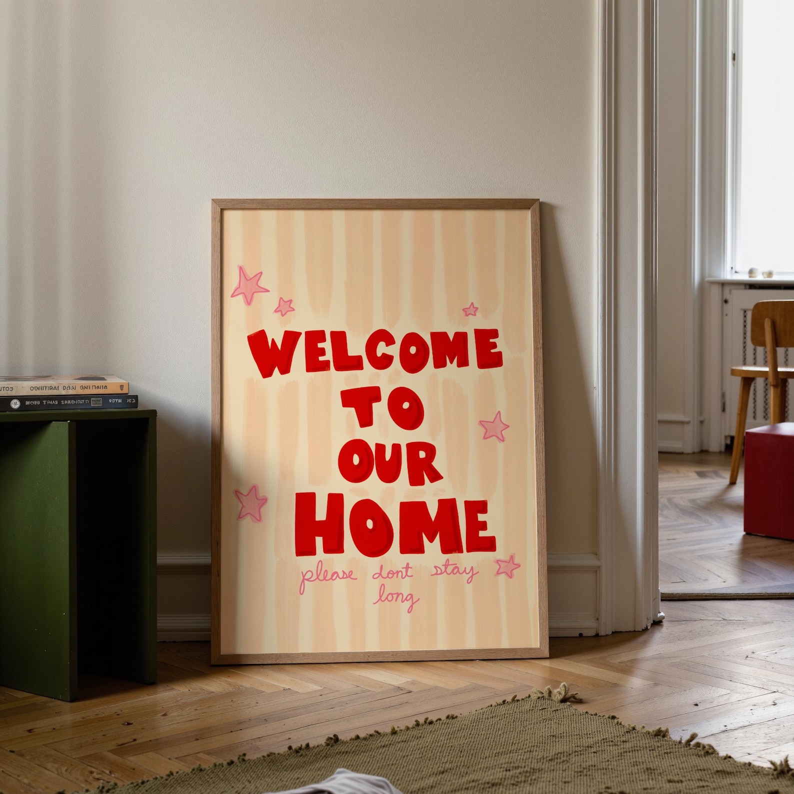 Welcome to Our Home Poster, Neutral Wall Art (matte Print) - Etsy