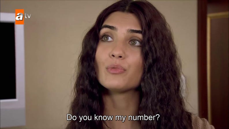 Tuba Buyukustun Collection (6 in 1 Pack) Kara Para Ask + Cesur Ve Guzel ...