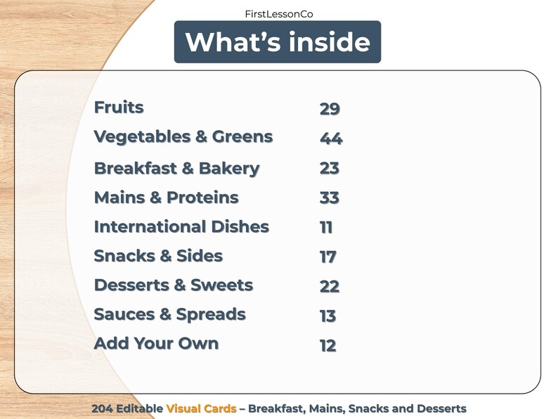 Food Flashcards: Fruits, Vegetables, ESL, SPED (204 Editable Cards) - Etsy
