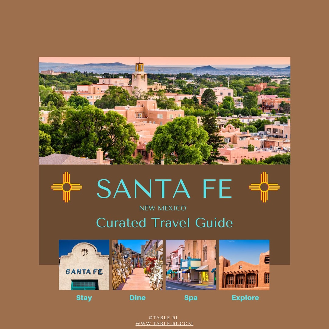 Curated Travel Guide for Santa Fe, New Mexico (wellness Edition) - Etsy