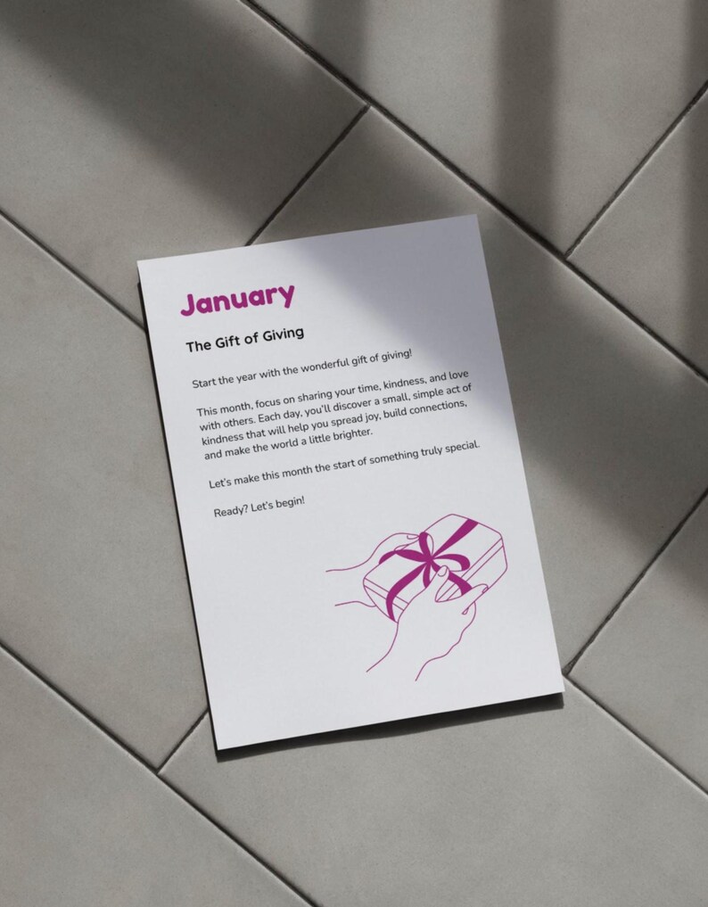 365 Kindness Activities for Kids Printable | A Year of Kindness PDF ...