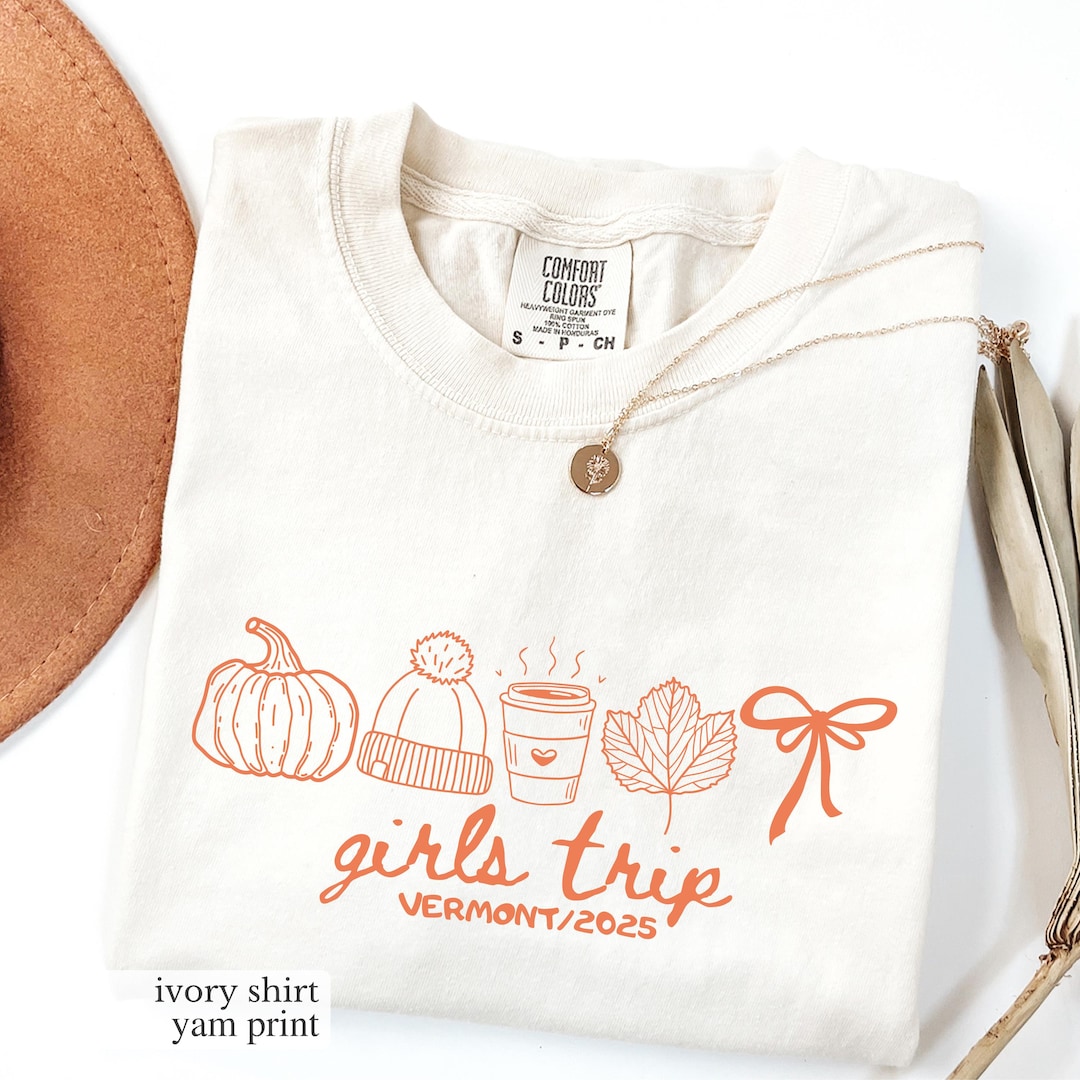 Fall Girls Trip Shirts, Comfort Colors Besties Weekend Tees, Pumpkin ...
