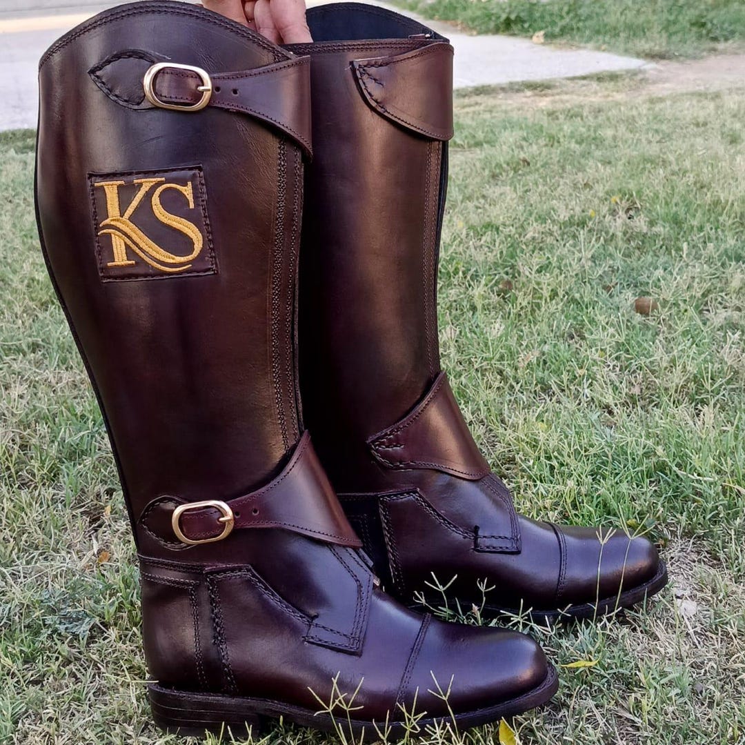 Handmade Leather Polo Boots Custom Horse Riding Boots - Etsy