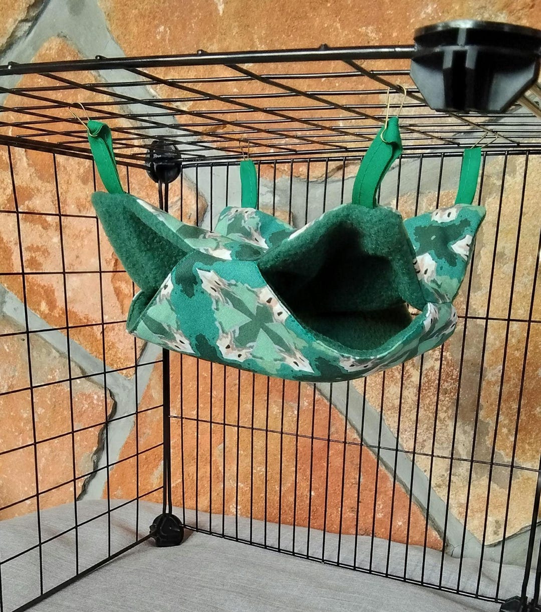 Double Rodent Hammock, Hamster Hammock, Rat Hammock, Mouse Hammock, Pet ...