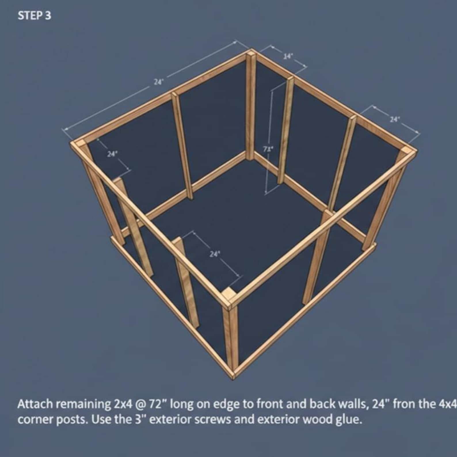 6x8 Garden Enclosure DIY Plans – Raised Bed Garden Fence With Door ...