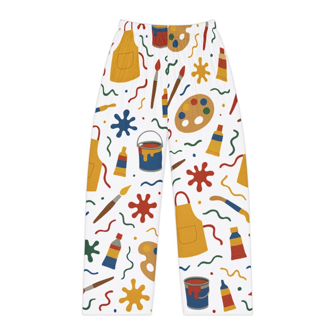 Artistic Women's Pajama Pants - Creative Sleepwear for Artists, Comfy ...