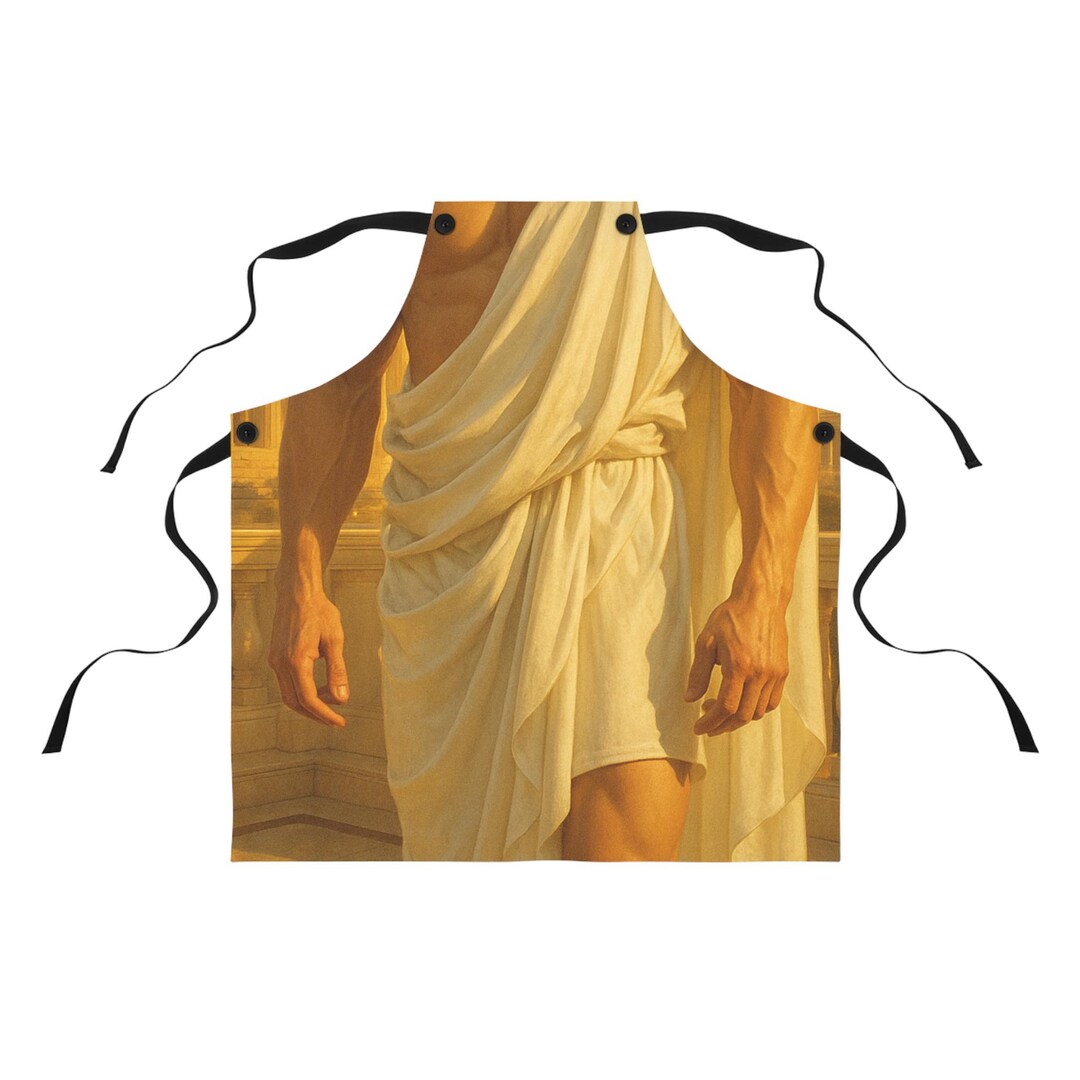 Greek God Toga Apron / Sexy Mythology Cooking Apron for Men / Funny ...