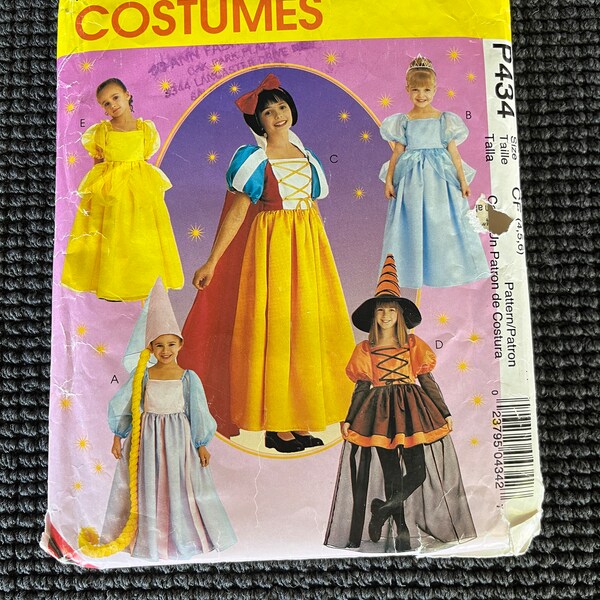 Snow White Girls Costume Pattern - Etsy