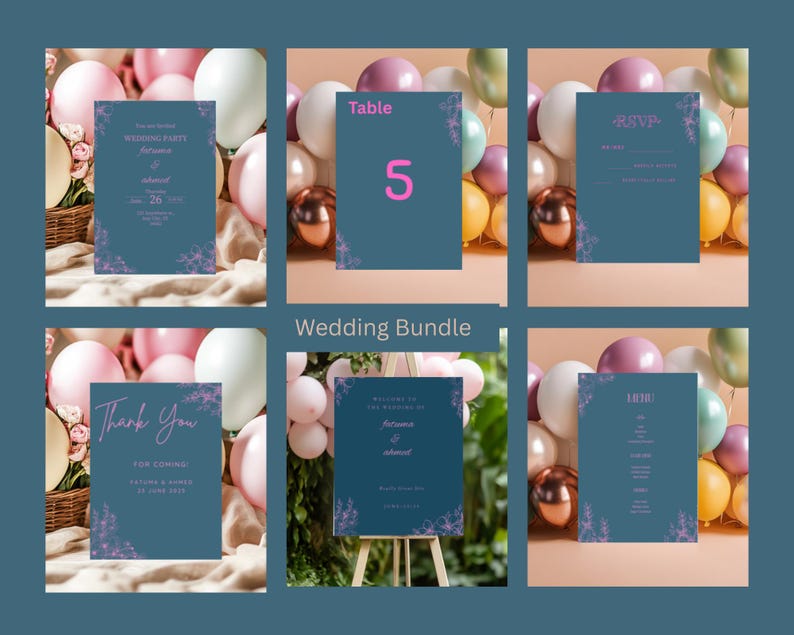 Digital Wedding Template Digital Wedding Cards Digital Invitation ...