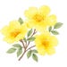 30+ Yellow Flowers Bouquet Clipart Printable Clipart High-quality PNG ...