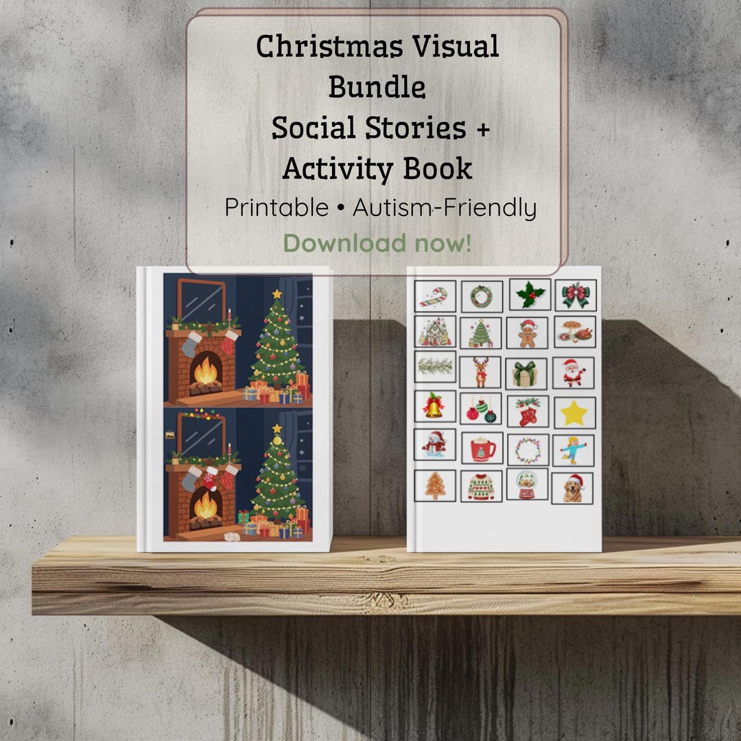 Christmas Social Stories + Activity Book Bundle | Autism | SPED ...